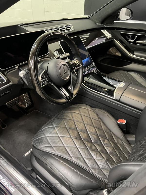 Melns Mercedes-Benz S-Class 2021 Tallina, ar dzinēja tilpumu 3.00 L un nobraukumu 133 tūkst. km par 79995 €, foto 11 vietnē AUTOMOTO.COM.LV