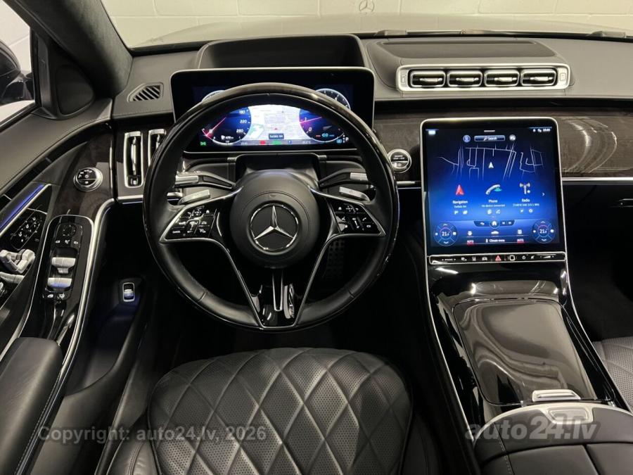 Melns Mercedes-Benz S-Class 2021 Tallina, ar dzinēja tilpumu 3.00 L un nobraukumu 133 tūkst. km par 79995 €, foto 20 vietnē AUTOMOTO.COM.LV