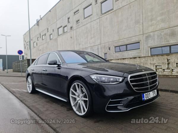 Melns Mercedes-Benz S-Class 2021 Tallina, ar dzinēja tilpumu 2.90 L un nobraukumu 89 tūkst. km par 85500 €, foto 1 vietnē AUTOMOTO.COM.LV