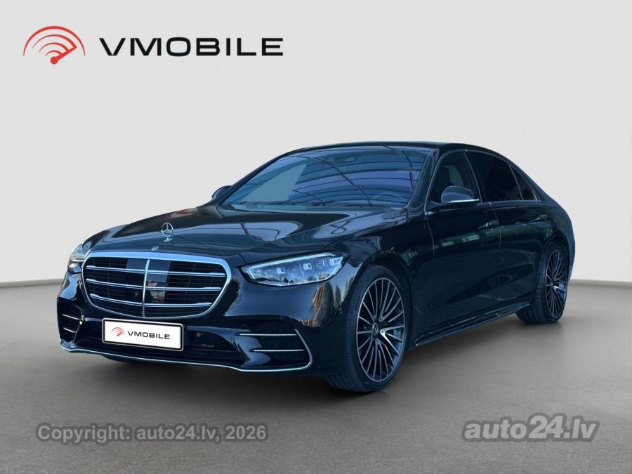 Melns Mercedes-Benz S-Class 2021 Rīga, ar dzinēja tilpumu 3.00 L un nobraukumu 33 tūkst. km par 91900 €, foto 1 vietnē AUTOMOTO.COM.LV