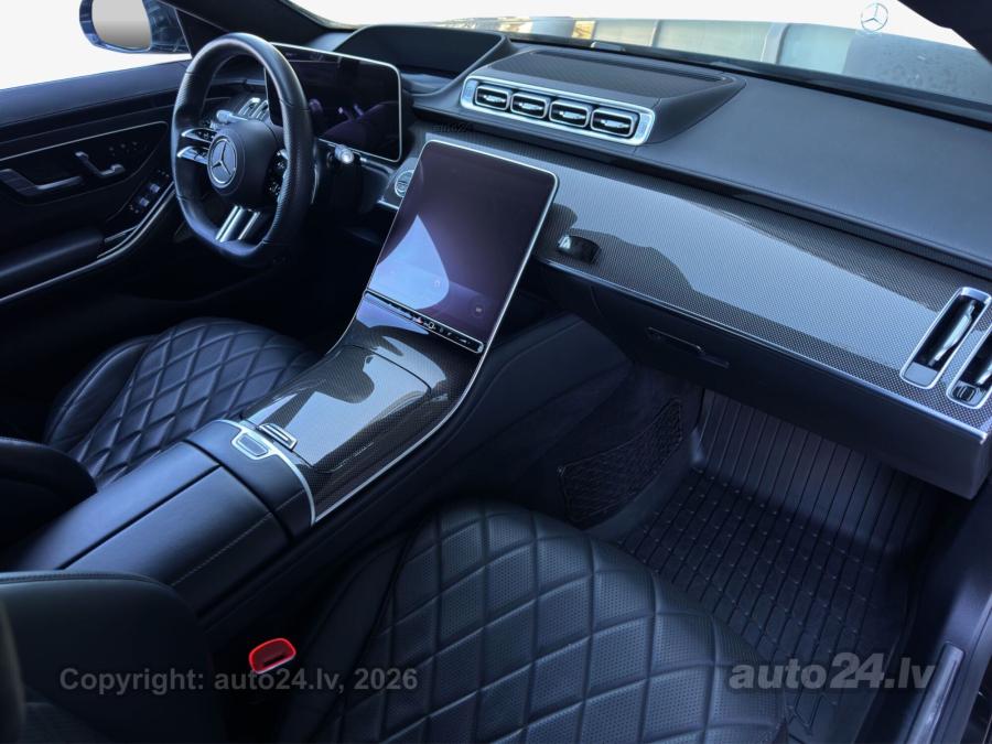 Melns Mercedes-Benz S-Class 2021 Rīga, ar dzinēja tilpumu 3.00 L un nobraukumu 33 tūkst. km par 91900 €, foto 6 vietnē AUTOMOTO.COM.LV