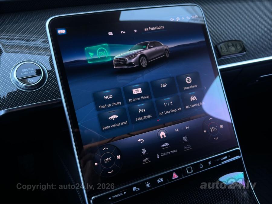 Melns Mercedes-Benz S-Class 2021 Rīga, ar dzinēja tilpumu 3.00 L un nobraukumu 33 tūkst. km par 91900 €, foto 11 vietnē AUTOMOTO.COM.LV