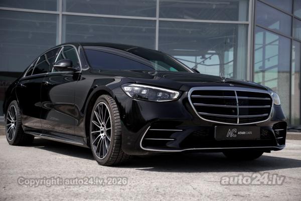 Black Mercedes-Benz S-Class 2021 in Tallinn, with an engine capacity of 2.90 L and mileage of 120 thousand km for 79900 €, photo 4 on AUTOMOTO.COM.LV
