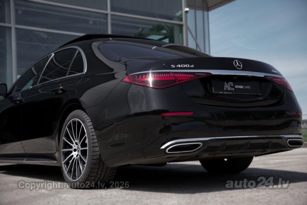 Black Mercedes-Benz S-Class 2021 in Tallinn, with an engine capacity of 2.90 L and mileage of 120 thousand km for 79900 €, photo 8 on AUTOMOTO.COM.LV