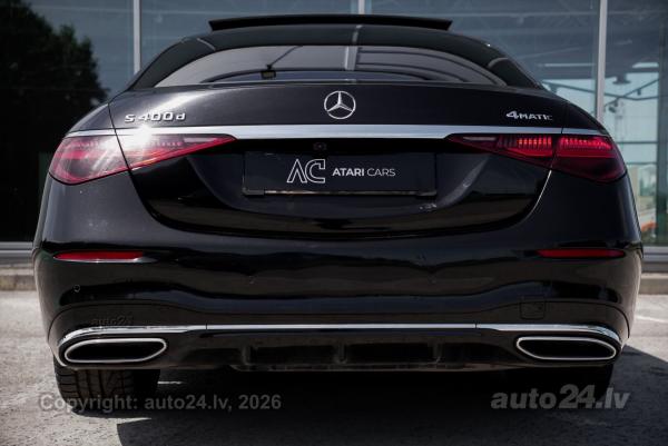 Black Mercedes-Benz S-Class 2021 in Tallinn, with an engine capacity of 2.90 L and mileage of 120 thousand km for 79900 €, photo 10 on AUTOMOTO.COM.LV