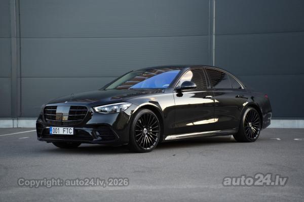 Melns Mercedes-Benz S-Class 2021 Tallina, ar dzinēja tilpumu 3.00 L un nobraukumu 56 tūkst. km par 74990 €, foto 1 vietnē AUTOMOTO.COM.LV