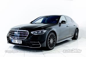 Black Mercedes-Benz S-Class 2021 in Tallinn, with an engine capacity of 2.90 L and mileage of 123 thousand km for 79990 €, photo 4 on AUTOMOTO.COM.LV