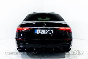 Black Mercedes-Benz S-Class 2021 in Tallinn, with an engine capacity of 2.90 L and mileage of 123 thousand km for 79990 €, photo 7 on AUTOMOTO.COM.LV
