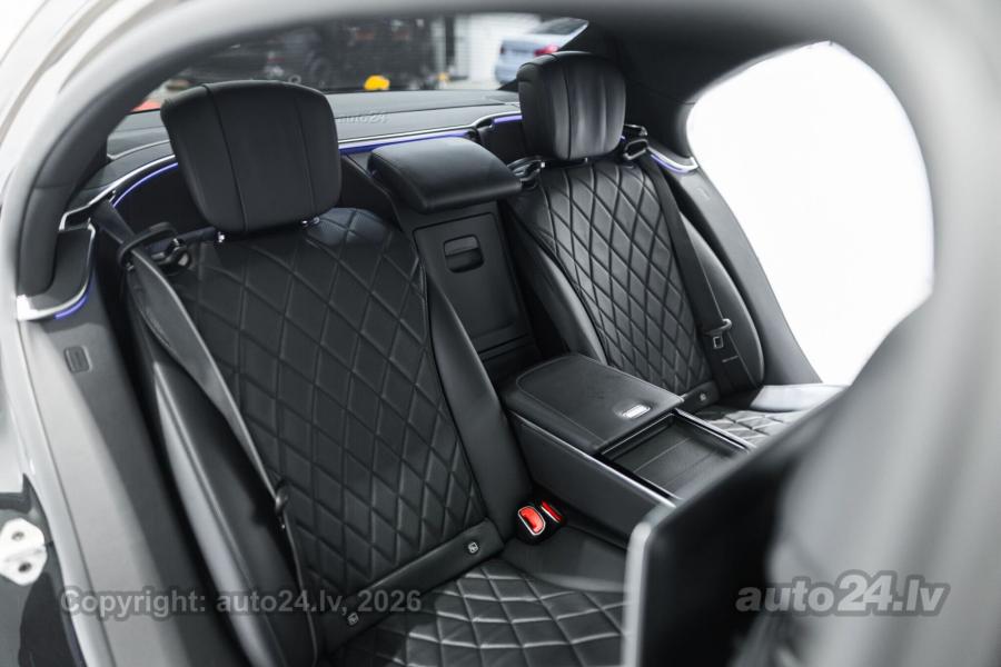Black Mercedes-Benz S-Class 2021 in Tallinn, with an engine capacity of 2.90 L and mileage of 123 thousand km for 79990 €, photo 19 on AUTOMOTO.COM.LV