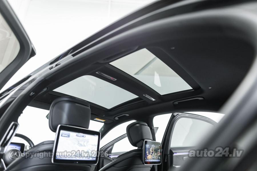Black Mercedes-Benz S-Class 2021 in Tallinn, with an engine capacity of 2.90 L and mileage of 123 thousand km for 79990 €, photo 23 on AUTOMOTO.COM.LV