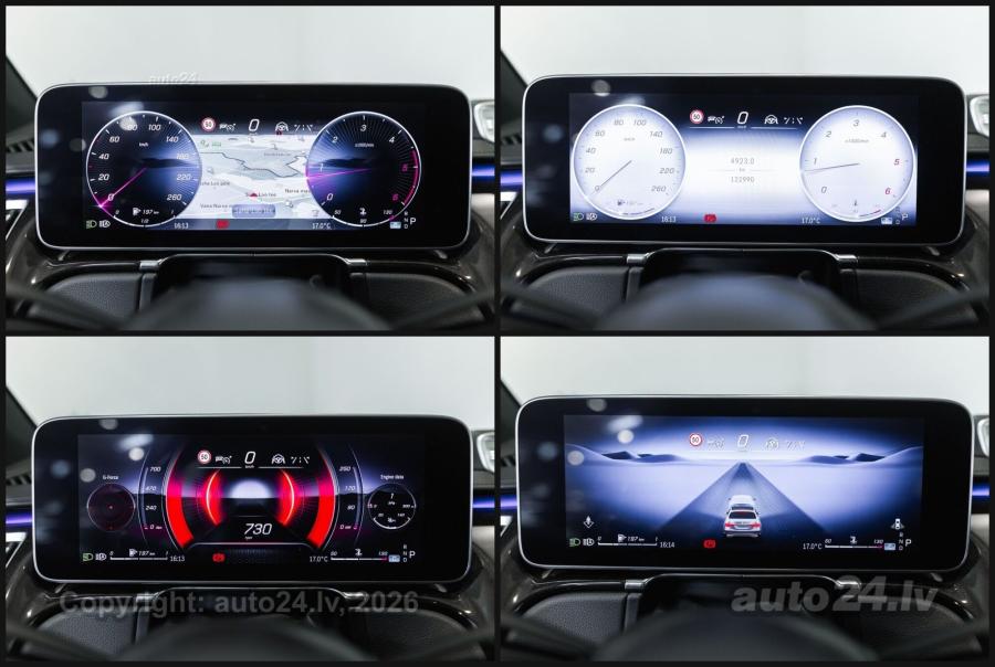 Black Mercedes-Benz S-Class 2021 in Tallinn, with an engine capacity of 2.90 L and mileage of 123 thousand km for 79990 €, photo 26 on AUTOMOTO.COM.LV