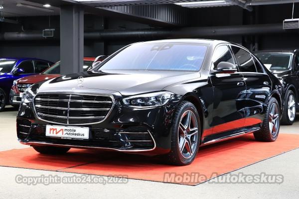 Melns Mercedes-Benz S-Class 2022 Tallina, ar dzinēja tilpumu 4.00 L un nobraukumu 34 tūkst. km par 104995 €, foto 1 vietnē AUTOMOTO.COM.LV