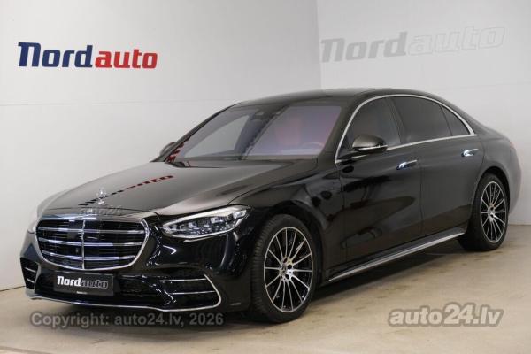 Melns Mercedes-Benz S-Class 2022 Tallina, ar dzinēja tilpumu 2.90 L un nobraukumu 43 tūkst. km par 89900 €, foto 1 vietnē AUTOMOTO.COM.LV