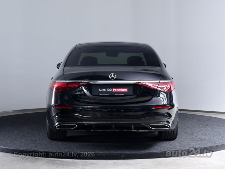 Black Mercedes-Benz S-Class 2023 in Tallinn, with an engine capacity of 2.93 L and mileage of 42 thousand km for 95000 €, photo 6 on AUTOMOTO.COM.LV