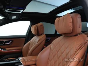 Black Mercedes-Benz S-Class 2023 in Tallinn, with an engine capacity of 2.93 L and mileage of 42 thousand km for 95000 €, photo 9 on AUTOMOTO.COM.LV