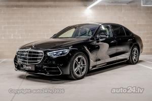 Black Mercedes-Benz S-Class 2023 in Tallinn, with an engine capacity of 2.90 L and mileage of 82 thousand km for 89990 €, photo  on AUTOMOTO.COM.LV