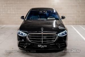 Black Mercedes-Benz S-Class 2023 in Tallinn, with an engine capacity of 2.90 L and mileage of 82 thousand km for 89990 €, photo 12 on AUTOMOTO.COM.LV