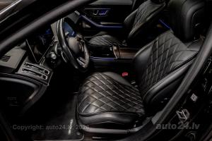 Black Mercedes-Benz S-Class 2023 in Tallinn, with an engine capacity of 2.90 L and mileage of 82 thousand km for 89990 €, photo 14 on AUTOMOTO.COM.LV
