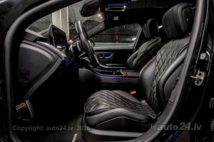 Black Mercedes-Benz S-Class 2023 in Tallinn, with an engine capacity of 2.90 L and mileage of 82 thousand km for 89990 €, photo 15 on AUTOMOTO.COM.LV