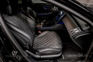 Black Mercedes-Benz S-Class 2023 in Tallinn, with an engine capacity of 2.90 L and mileage of 82 thousand km for 89990 €, photo 21 on AUTOMOTO.COM.LV