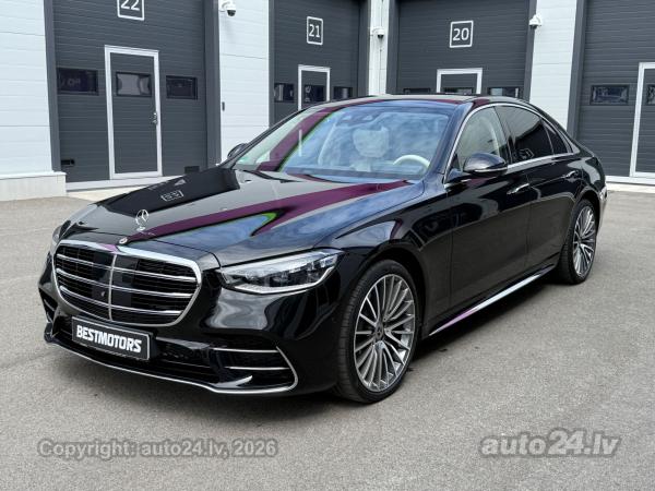 Melns Mercedes-Benz S-Class 2023 Tallina, ar dzinēja tilpumu 2.90 L un nobraukumu 0 tūkst. km par 95900 €, foto 1 vietnē AUTOMOTO.COM.LV