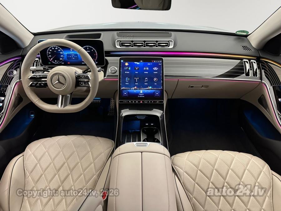 Melns Mercedes-Benz S-Class 2023 Tallina, ar dzinēja tilpumu 2.90 L un nobraukumu 26 tūkst. km par 95900 €, foto 13 vietnē AUTOMOTO.COM.LV
