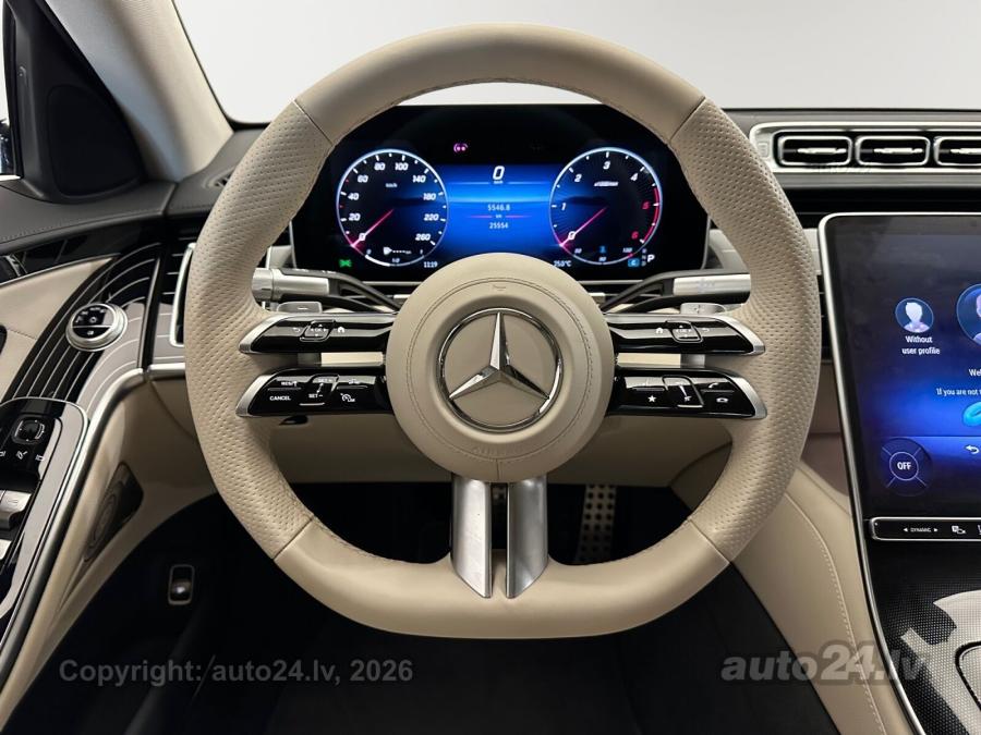 Melns Mercedes-Benz S-Class 2023 Tallina, ar dzinēja tilpumu 2.90 L un nobraukumu 26 tūkst. km par 95900 €, foto 14 vietnē AUTOMOTO.COM.LV