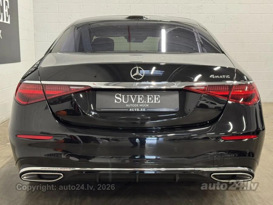 Melns Mercedes-Benz S-Class 2025 Tallina, ar dzinēja tilpumu 3.00 L un nobraukumu 30 tūkst. km par 119995 €, foto 6 vietnē AUTOMOTO.COM.LV