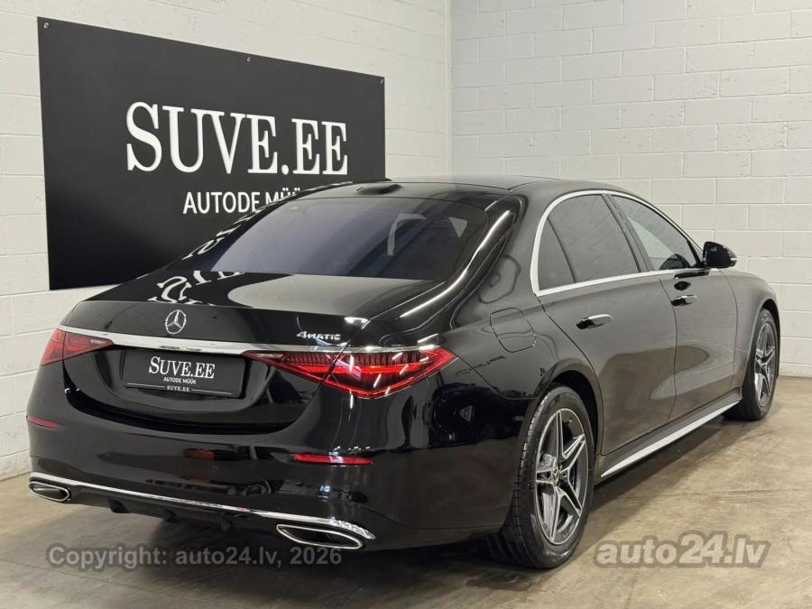 Melns Mercedes-Benz S-Class 2025 Tallina, ar dzinēja tilpumu 3.00 L un nobraukumu 30 tūkst. km par 119995 €, foto 7 vietnē AUTOMOTO.COM.LV