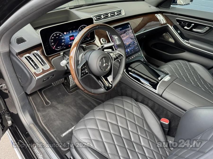 Melns Mercedes-Benz S-Class 2025 Tallina, ar dzinēja tilpumu 3.00 L un nobraukumu 30 tūkst. km par 119995 €, foto 8 vietnē AUTOMOTO.COM.LV
