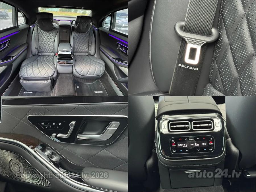 Melns Mercedes-Benz S-Class 2025 Tallina, ar dzinēja tilpumu 3.00 L un nobraukumu 30 tūkst. km par 119995 €, foto 30 vietnē AUTOMOTO.COM.LV