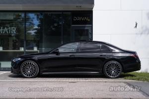 Black Mercedes-Benz S-Class 2025 in Tallinn, with an engine capacity of 3.00 L and mileage of 15 thousand km for 124900 €, photo 4 on AUTOMOTO.COM.LV