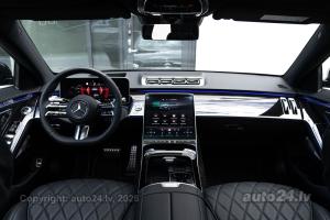 Black Mercedes-Benz S-Class 2025 in Tallinn, with an engine capacity of 3.00 L and mileage of 15 thousand km for 124900 €, photo 8 on AUTOMOTO.COM.LV