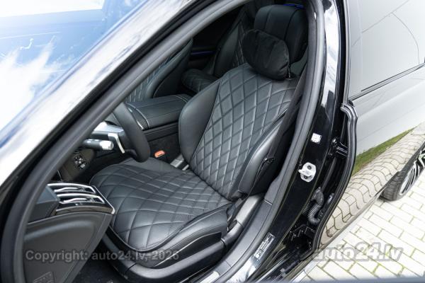 Black Mercedes-Benz S-Class 2025 in Tallinn, with an engine capacity of 3.00 L and mileage of 15 thousand km for 124900 €, photo 9 on AUTOMOTO.COM.LV