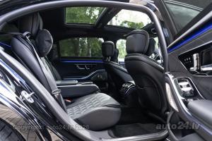 Black Mercedes-Benz S-Class 2025 in Tallinn, with an engine capacity of 3.00 L and mileage of 15 thousand km for 124900 €, photo 11 on AUTOMOTO.COM.LV