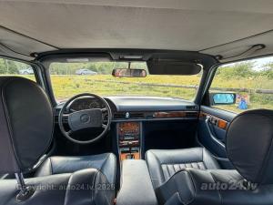 Blue Mercedes-Benz S-Class 1985 in Tallinn, with an engine capacity of 5.00 L and mileage of 189 thousand km for 14990 €, photo 10 on AUTOMOTO.COM.LV