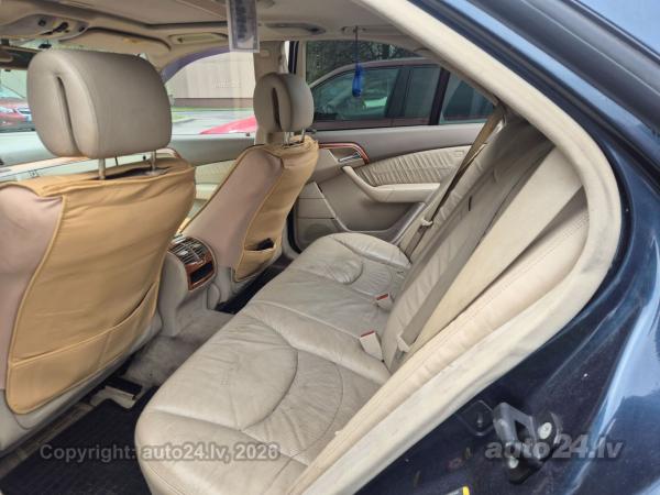 Blue Mercedes-Benz S-Class 2003 in Tallinn, with an engine capacity of 3.20 L and mileage of 399 thousand km for 1499 €, photo 7 on AUTOMOTO.COM.LV
