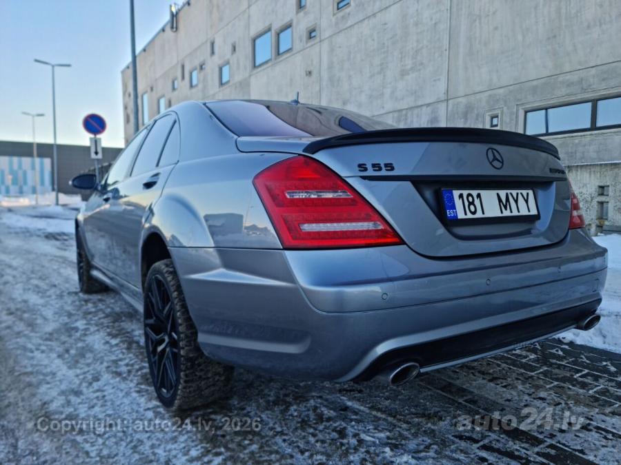 Blue Mercedes-Benz S-Class 2006 in Tallinn, with an engine capacity of 5.50 L and mileage of 406 thousand km for 6990 €, photo 2 on AUTOMOTO.COM.LV