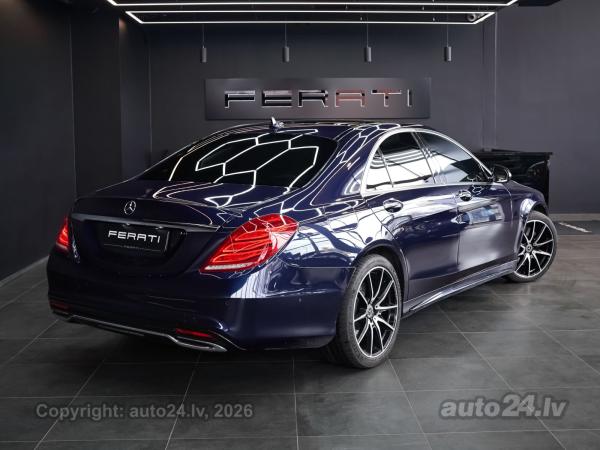 Blue Mercedes-Benz S-Class 2015 in Tallinn, with an engine capacity of 3.00 L and mileage of 204 thousand km for 33900 €, photo 3 on AUTOMOTO.COM.LV