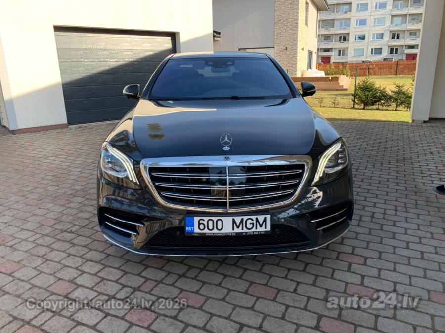 Zils Mercedes-Benz S-Class 2017 Tallina, ar dzinēja tilpumu 2.90 L un nobraukumu 91 tūkst. km par 66990 €, foto 4 vietnē AUTOMOTO.COM.LV