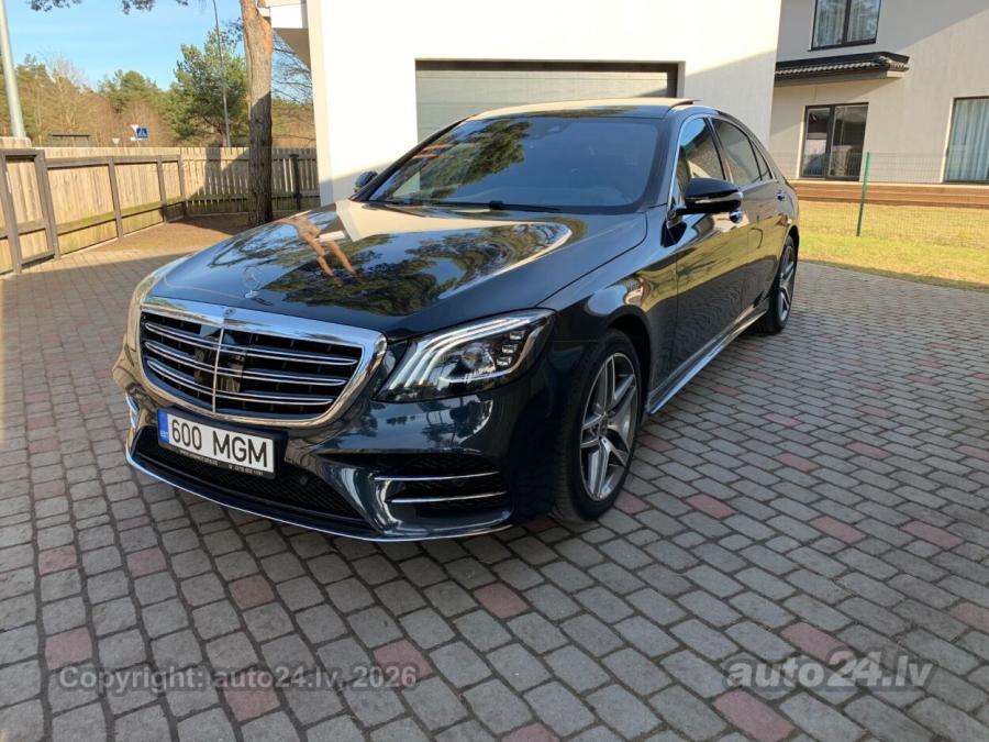 Zils Mercedes-Benz S-Class 2017 Tallina, ar dzinēja tilpumu 2.90 L un nobraukumu 92 tūkst. km par 66990 €, foto 1 vietnē AUTOMOTO.COM.LV