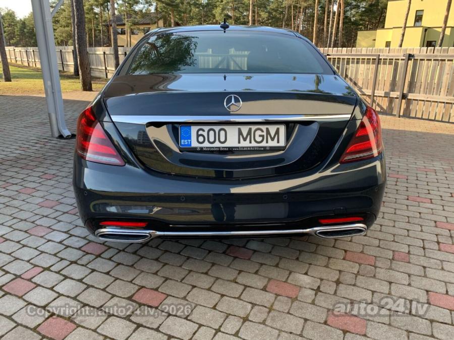 Blue Mercedes-Benz S-Class 2017 in Tallinn, with an engine capacity of 2.90 L and mileage of 92 thousand km for 66990 €, photo 7 on AUTOMOTO.COM.LV