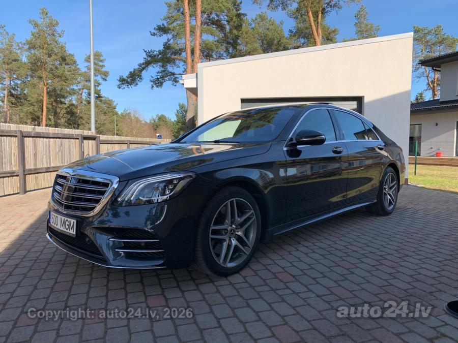 Blue Mercedes-Benz S-Class 2017 in Tallinn, with an engine capacity of 2.90 L and mileage of 92 thousand km for 66990 €, photo 6 on AUTOMOTO.COM.LV