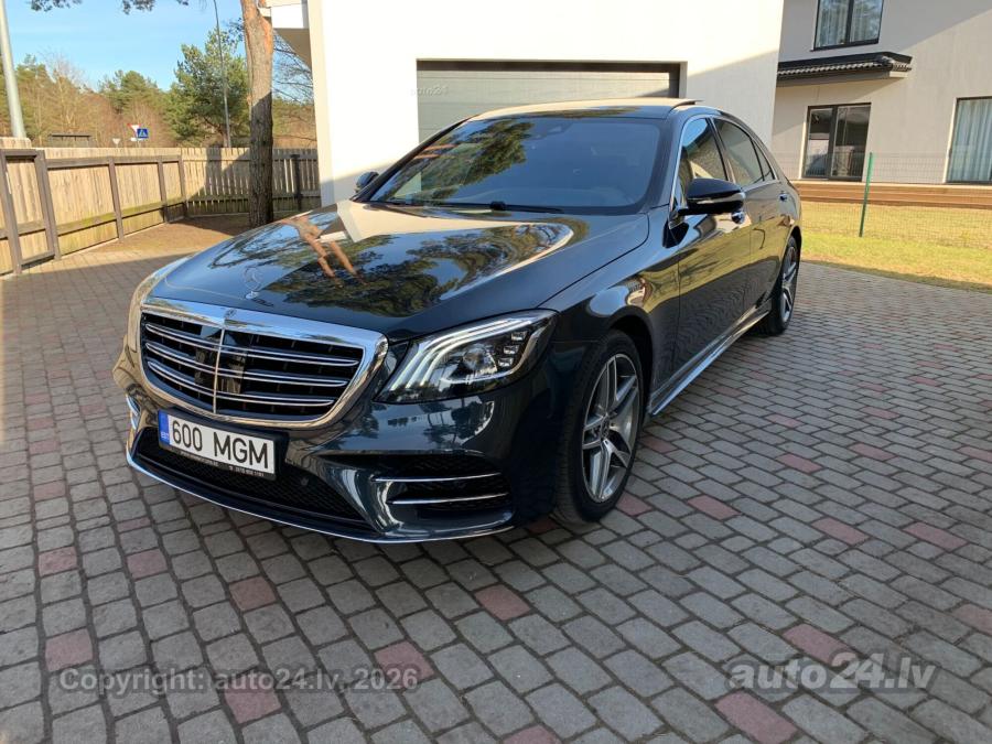 Blue Mercedes-Benz S-Class 2017 in Tallinn, with an engine capacity of 2.90 L and mileage of 94 thousand km for 65990 €, photo 3 on AUTOMOTO.COM.LV