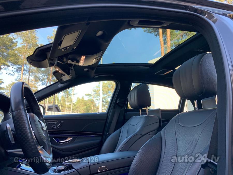 Blue Mercedes-Benz S-Class 2017 in Tallinn, with an engine capacity of 2.90 L and mileage of 94 thousand km for 65990 €, photo 4 on AUTOMOTO.COM.LV