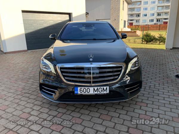 Blue Mercedes-Benz S-Class 2017 in Tallinn, with an engine capacity of 2.90 L and mileage of 94 thousand km for 65990 €, photo 5 on AUTOMOTO.COM.LV