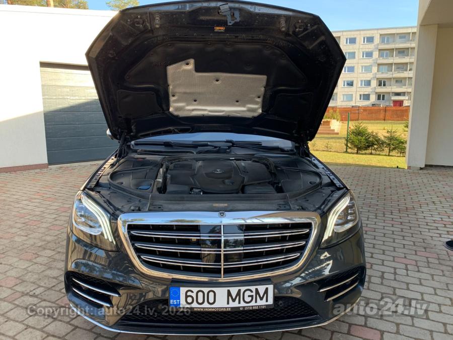 Blue Mercedes-Benz S-Class 2017 in Tallinn, with an engine capacity of 2.90 L and mileage of 94 thousand km for 65990 €, photo 7 on AUTOMOTO.COM.LV