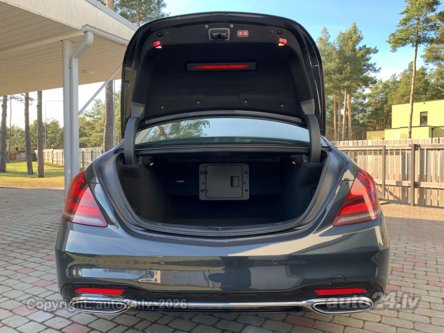 Blue Mercedes-Benz S-Class 2017 in Tallinn, with an engine capacity of 2.90 L and mileage of 94 thousand km for 65990 €, photo 9 on AUTOMOTO.COM.LV