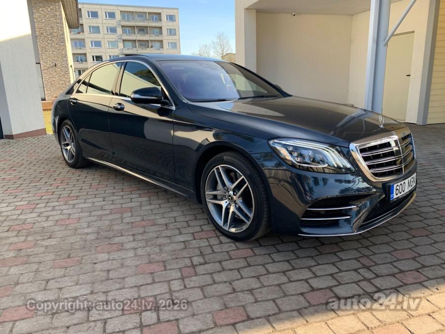 Blue Mercedes-Benz S-Class 2017 in Tallinn, with an engine capacity of 2.90 L and mileage of 94 thousand km for 65990 €, photo 10 on AUTOMOTO.COM.LV