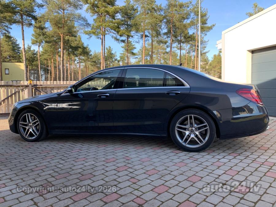 Blue Mercedes-Benz S-Class 2017 in Tallinn, with an engine capacity of 2.90 L and mileage of 94 thousand km for 65990 €, photo 11 on AUTOMOTO.COM.LV